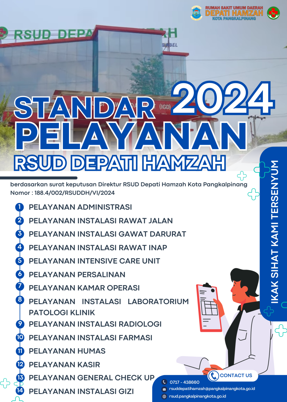 STANDAR PELAYANAN – RSUD Depati Hamzah